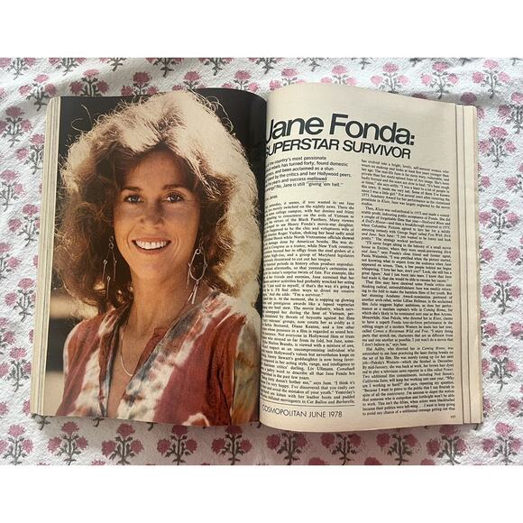 Accents | Cosmopolitan Magazine June 1978 Jane Fonda | Poshmark